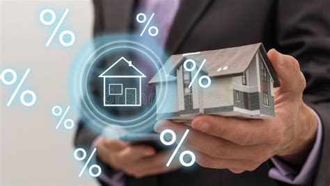 Circular Futuristic Interface Of Smart Home Automation Assistant On A Virtual Screen And A User