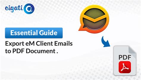 export em client emails to pdf document essential guide
