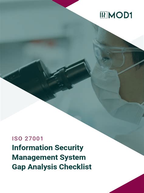 Mod 1 Iso 27001 Isms Gap Analysis Checklist Pdf