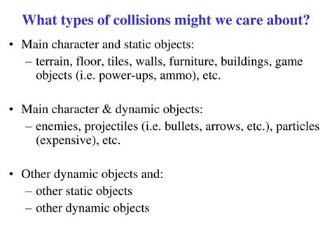 Ppt Cse 381 Advanced Game Programming Collision Detection Powerpoint Presentation Id1276429