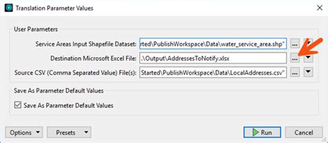 Publish A Workspace To Fme Flow And Run It Fme Support Center