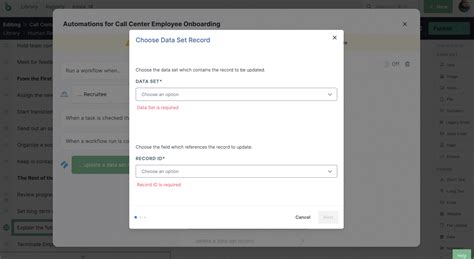 Data Set Automations