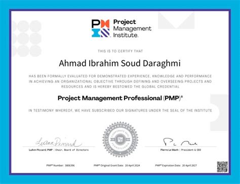 ahmad daraghmeh pmp® on linkedin pmp certificationjourney