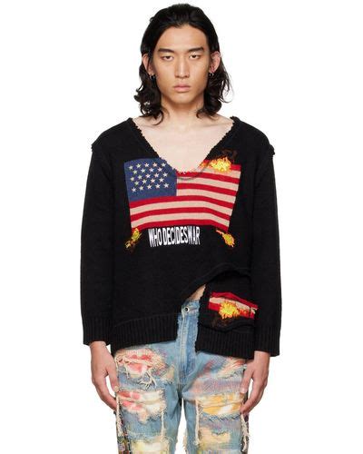 Who Decides War Crew Neck Sweaters For Men Online Sale Up To 60 Off