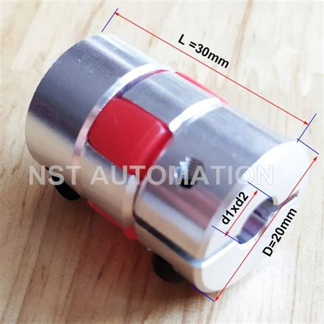 D20l30 Shaft Coupler Flexible Jaw Spider Plum Coupling Shaft Coupler