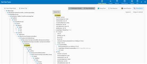 Layout Explorer Is Not Visibleavailable · Issue 1481 · Flutter