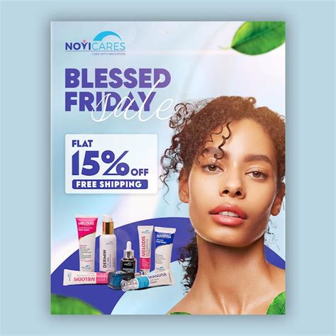 Premium Psd Skin Care Beauty Post