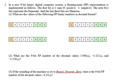 solved in a new 9 bit binary digital computer system a