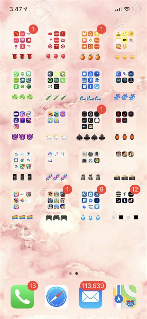 Color Coded App Organization