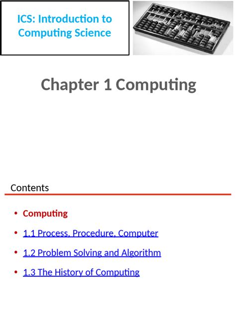 Chapter 1 Pdf Algorithms Computing