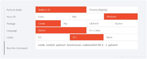 win10下pytorch和cuda的安装完整过程 conda install pytorch torchvision cudatoolkit 10 1 csdn博客