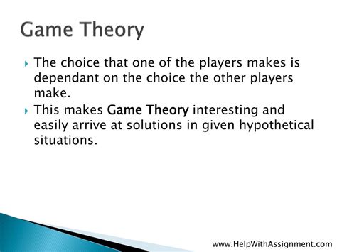 PPT Game Theory Battle Of The Sexes At HelpWithAssignment Com PowerPoint Presentation ID 116222