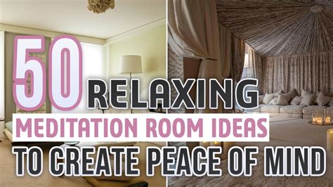 50 Relaxing Meditation Room Ideas To Create Peace Of Mind Youtube