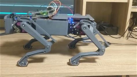 Vega Quadruped Robot Trot Gait Beta Algorithm Youtube