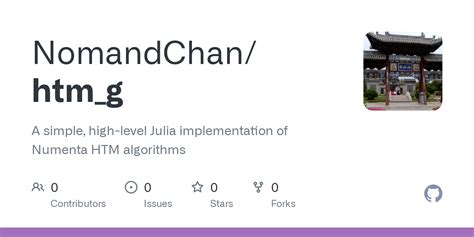 Github Nomandchan Htm G A Simple High Level Julia Implementation Of Numenta Htm Algorithms