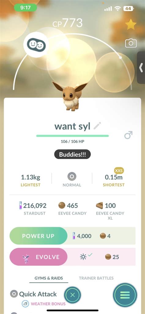 I Wanted To Evolve This Tiny Eevee Into Sylveon So I Made It My Buddy How Do I Get The Sylveon