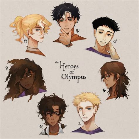 The Heroes Of Olympus Herois Do Olimpo Fanart Lendas E Mitos Os