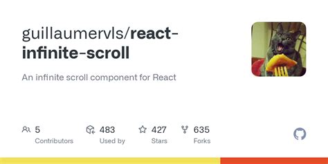 Github Guillaumervlsreact Infinite Scroll An Infinite Scroll