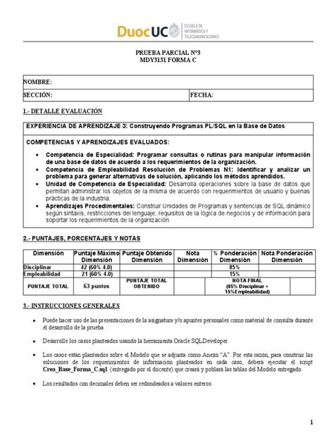 Mdy3131 E3c Pdf Sql Bases De Datos