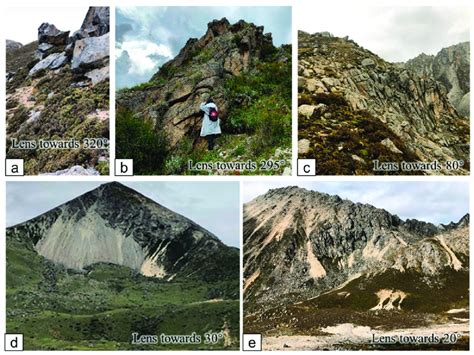Field Validation Of The Identified Rockfall Source Area The Location