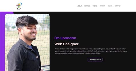 spandan dutta on linkedin hey folks i created this portfolio website