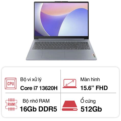 Máy tính Laptop Lenovo IdeaPad Slim IRH i H GB GB SSD