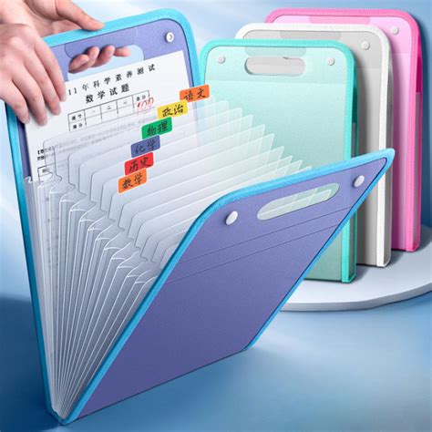 clear book test paper folder organizer folder file organizer expanding