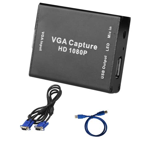 VGA To USB Adapter Converter With Audio Video Capture Card Surveillance Video Capture Card P