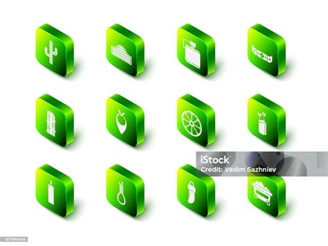 세트 살롱 문 매점 물병 카약 카누와 패들 화살 석탄 광산 트롤리 오래된 나무 바퀴 치아 및 갤러스 로프 루프 매달려 아이콘 퀴버 벡터 물통에 대한 스톡 벡터 아트 및 기타