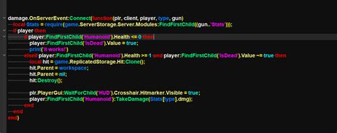 So My Gun Doesn T Register The Kill Any Solution Why Scripting Support Developer Forum