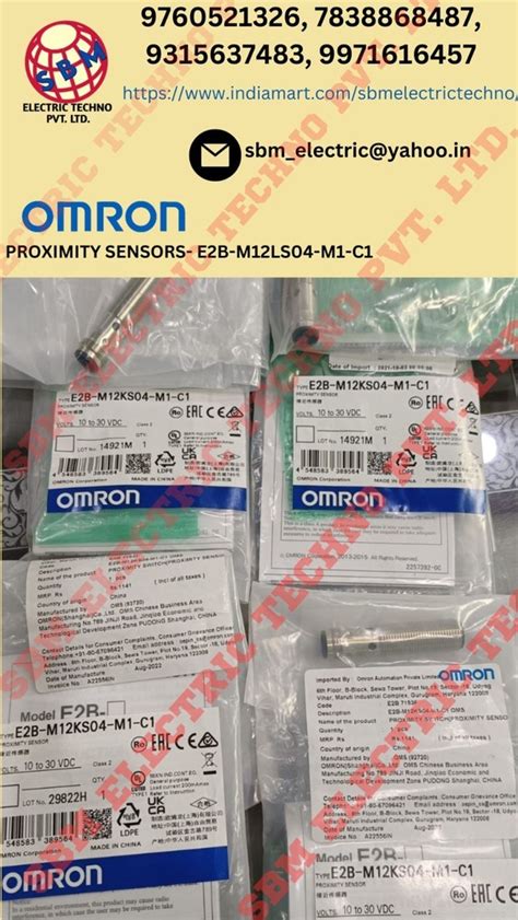 Omron Proximity Sensor E2b M12ks04 M1 C1 At 697 00 Inr In Gurugram Haryana Sbm Electric