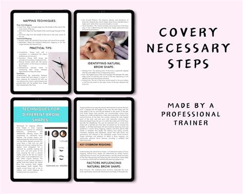 Brow Mapping Manual Comprehensive Guide For Perfect Eyebrow Shapes Brow Mapping Techniques