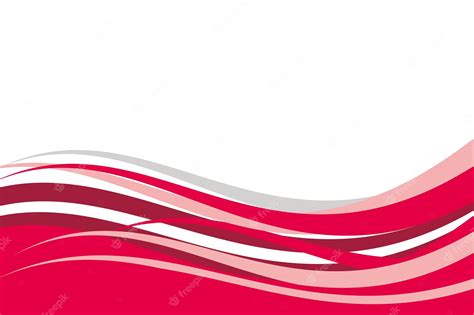 Premium Vector Red Wave Abstract Banner Background