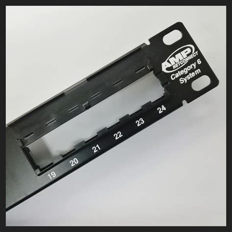 Patch Panel 24 Ports Cat6 Amp Commscope Computers And Tech Parts