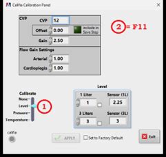 Level Sensor Calibration