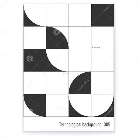 Minimalistic Data Design Abstract Geometric Exploration Tech Patterns Stock Vector