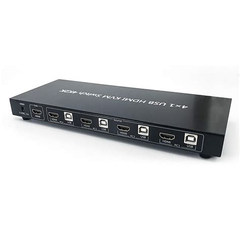 Kvm Switch Hdmi 4 Puertos Usb Audio Omega Store