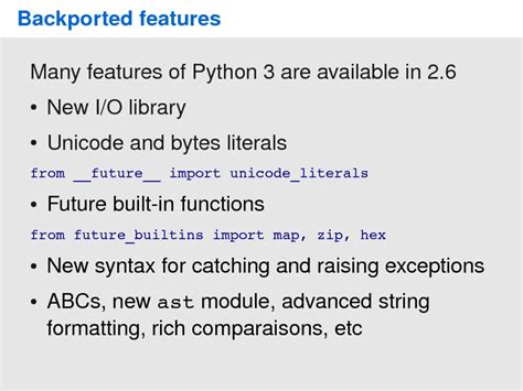 Porting Your Code To Python 3