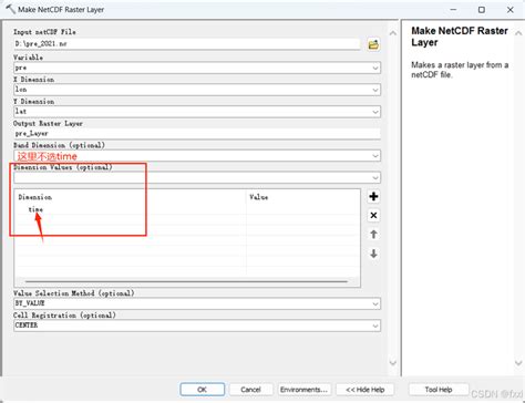 Arcgis处理nc数据make Netcdf Raster Layer Csdn博客