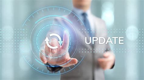 Update Software Application And Hardware Upgrade Technology Concept