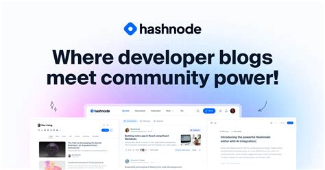 Home Hashnode Clone