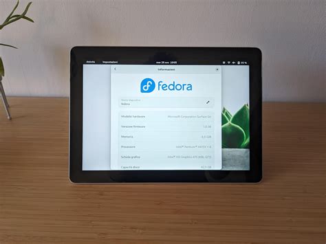 Surface Go 1 With Fedora 39 Rsurfacelinux