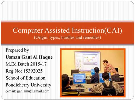 Computer Assisted Instruction Pdf