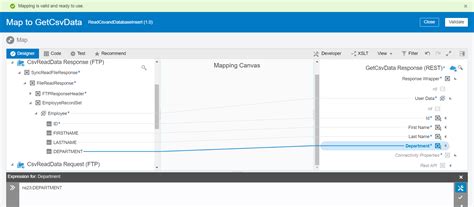 read csv file from ftp server and insert data into on premise database