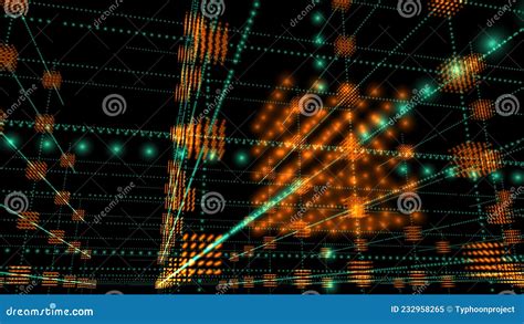 an abstract that represents cyberspace data storage and networking