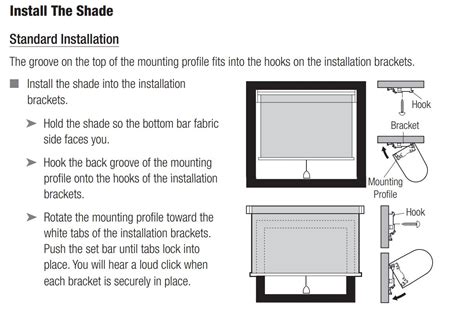 Hunter Douglas Mounting Bracket For Cordless Roller And Screen Shades