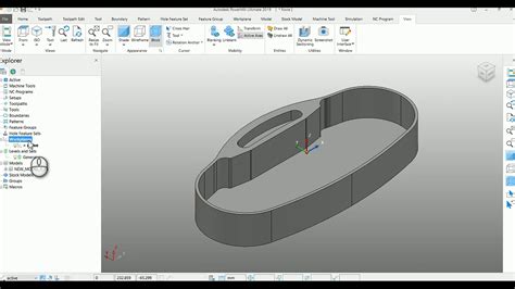 Autodesk Powermill Graphic User Interface Tutorial 1 Tamil Youtube
