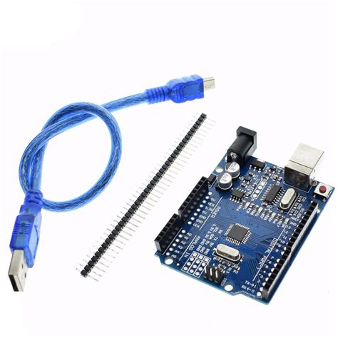 Atmega328p Starter Kit 830 Point Breadboard Jumper Wires Usb