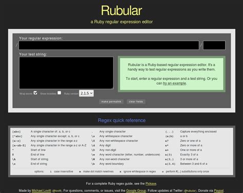 Recommendation For Regex Editor Ask Ubuntu