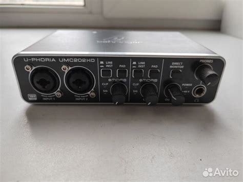 Внешняя звуковая карта Behringer U-Phoria UMC202HD купить в Санкт ...